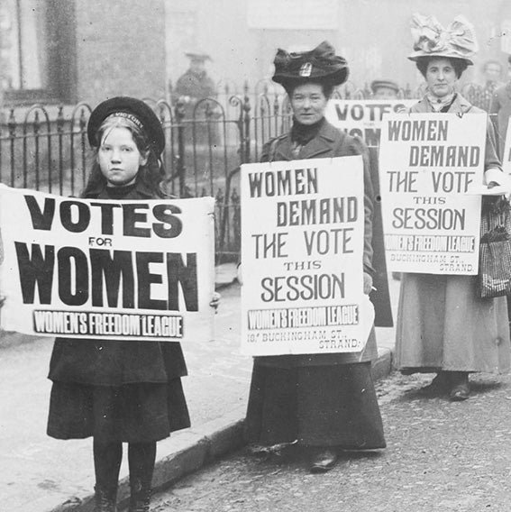 the Suffragettes – Ordbord